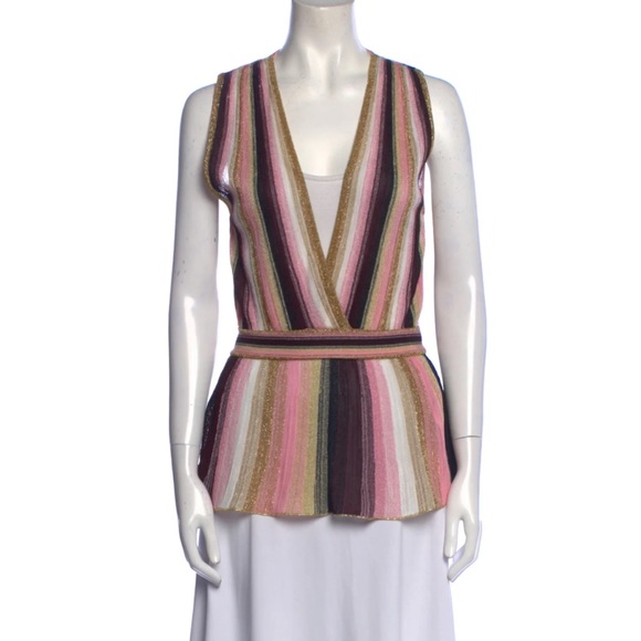 Missoni | Tops | Vintage Missoni Sleeveless Blouse | Poshmark